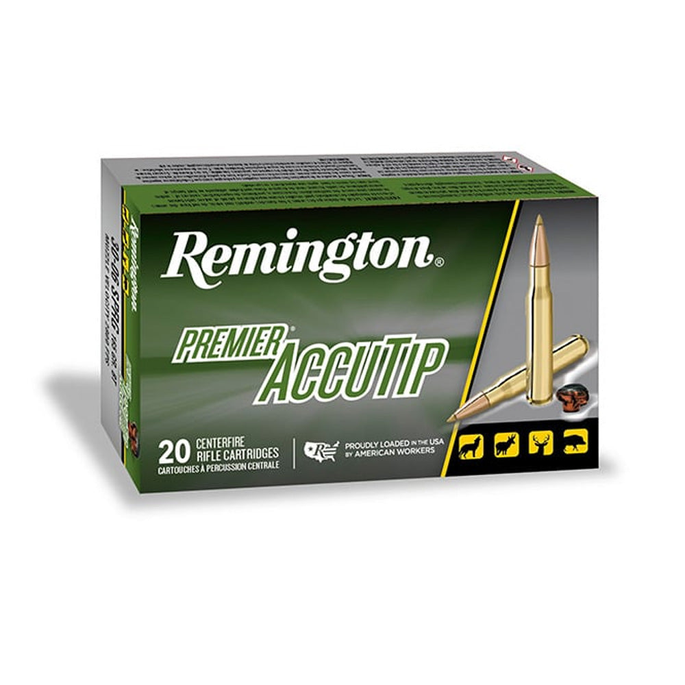 Remington 243 Win 75gr BT PREMIER ACCUTIP V – Magnum Sports