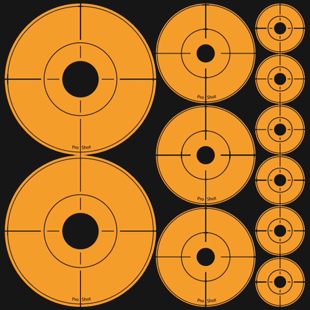 Proshot Assorted Peel & Stick Target Dots – Magnum Sports