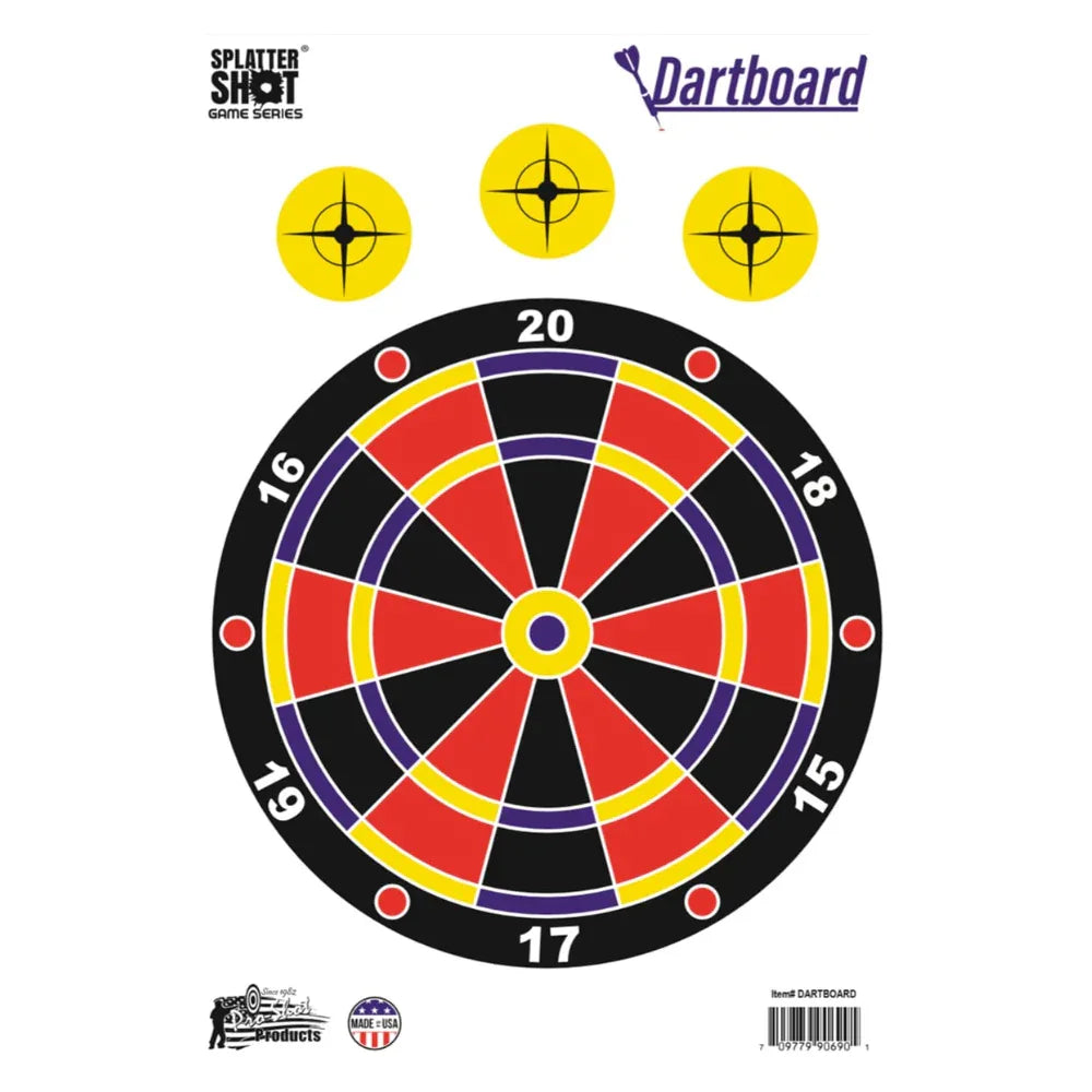 ProShot Splatter Shot 12 x 18" Peel & Stick Target – Magnum Sports